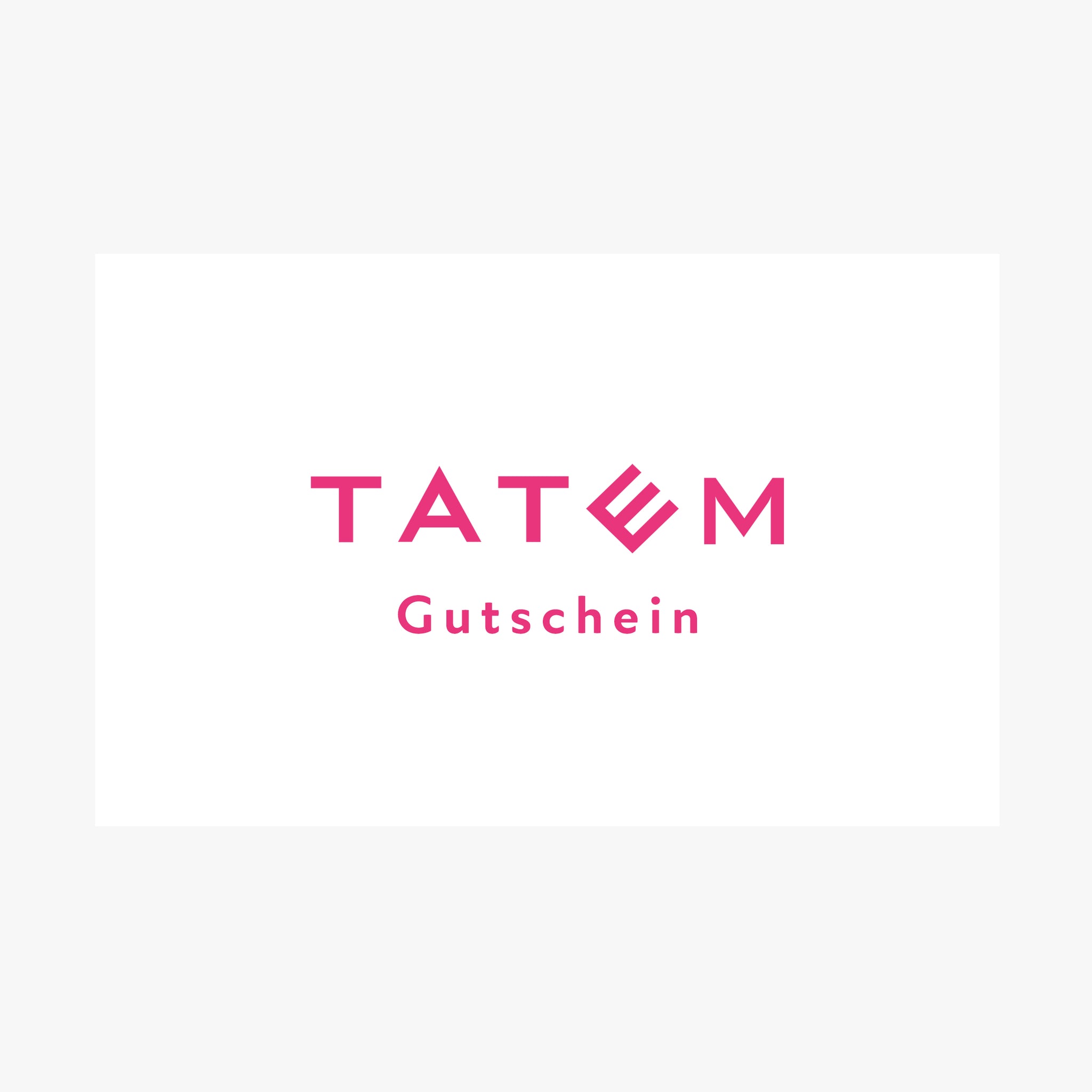Tatem Online Gutschein